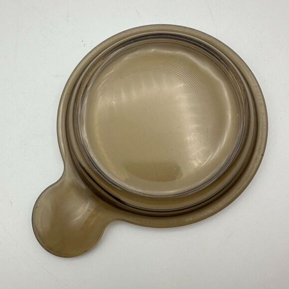 Pyrex | Kitchen | Pyrex Grabit Lid P5c Amber Vision Corning Ware Glass ...